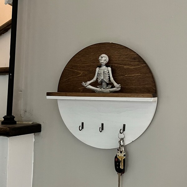 Key Hooks & Shelf, Key Holder, Key Organizer, Entryway Shelf - Etsy