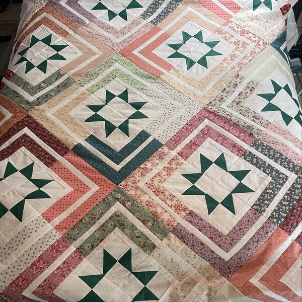 Patchwork Jack PDF Digital Quilt Pattern by Pieced Just Sew, Fat ...