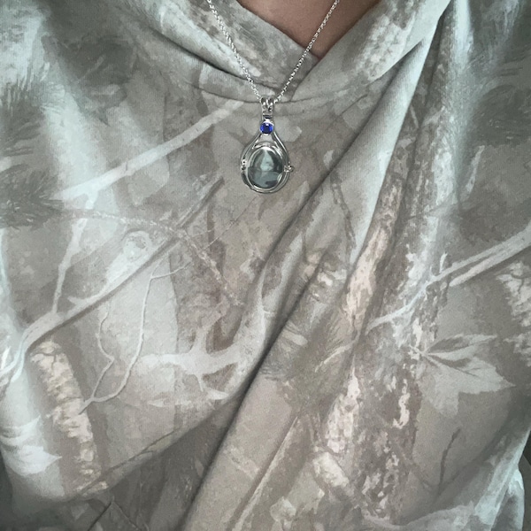 Real H2O Locket Just Add Water Photo Picture Oval Round Locket Engraved ...