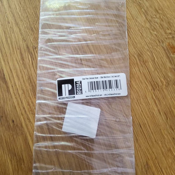 Clear Transparent Celluloid Sheet - Etsy