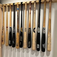 Vertical Baseball Bat Display Rack for Regular Bats (priced by the Inch ...