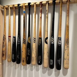 8 Mini Souvenir Baseball Bat Vertical Bat Rack - Etsy