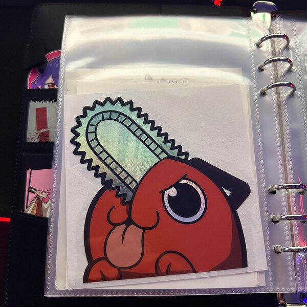 Derpy Fire | Holographic Anime Game Chibi Car Laptop Vinyl Decal ...