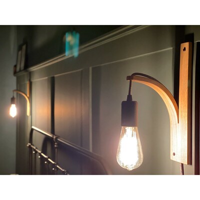 Wooden Wall Light Bracket Only Different Wood Types. - Etsy