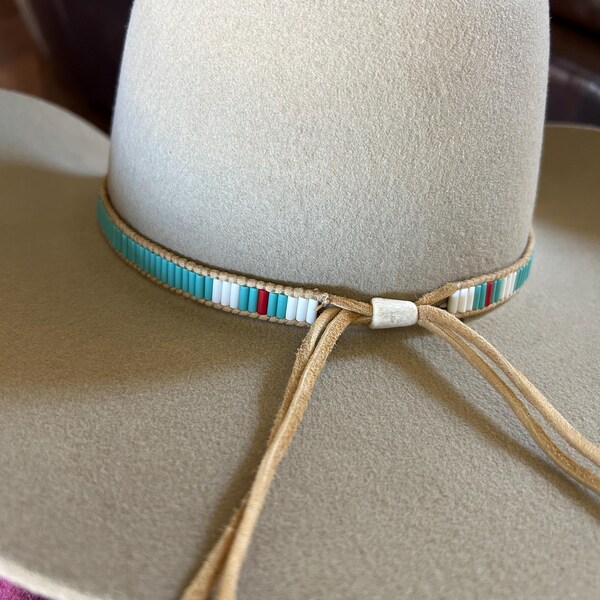 Western Hatband Beaded Handmade - Etsy