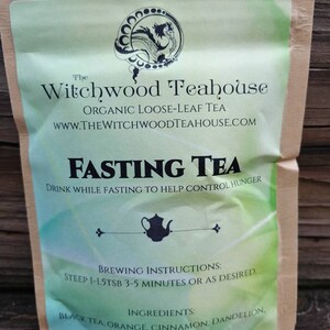 Fasting Tea, Organic Loose Leaf Wellness Tea for Intermittent Fasting ...