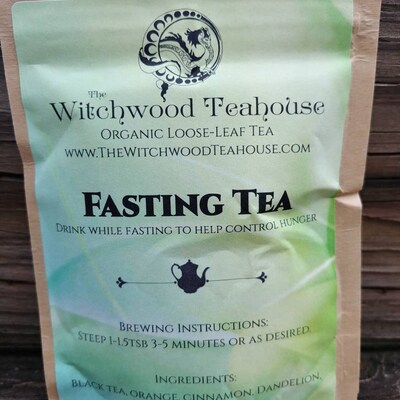 Fasting Tea, Organic Loose Leaf Wellness Tea for Intermittent Fasting ...
