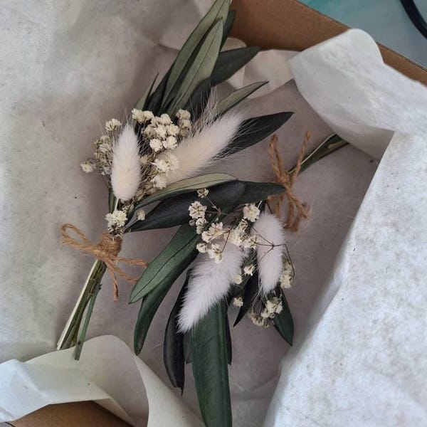 Dried Boton, Botao, Blue Color, Craspedia, Boton Flowers, Mini Head ...