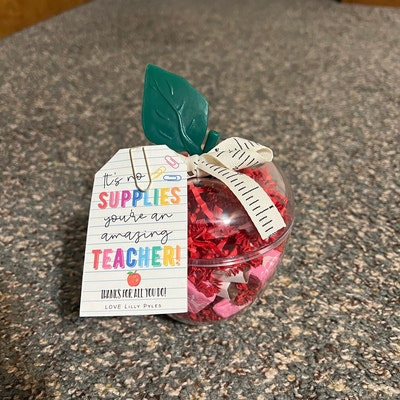 School Supplies Teacher Gift Tag Template, Printable It's No Supplies ...