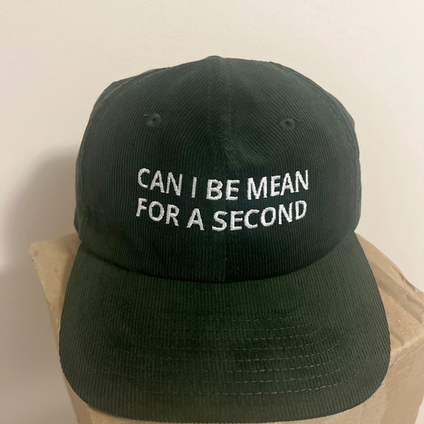 Don't Bully Me Hat, Embroidered Meme Hat, Gothic Hat, Emo Cap, Unisex ...