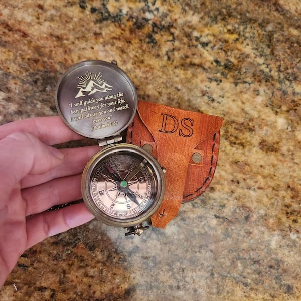 Baptized Boy Gift, Customized Compass, Christian Gift, First Holy ...