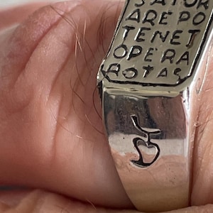 Sator Ring With Sundial - Etsy