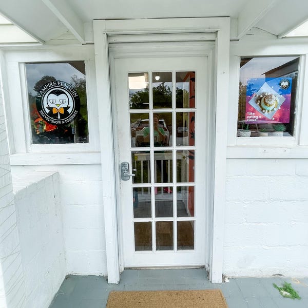 Custom QR Code Vinyl Clear Decal / Storefront Window Decal Sticker ...