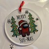 Among Us Merry Sus-mas Christmas Ornament, Among Us Gift Ideas, Among ...