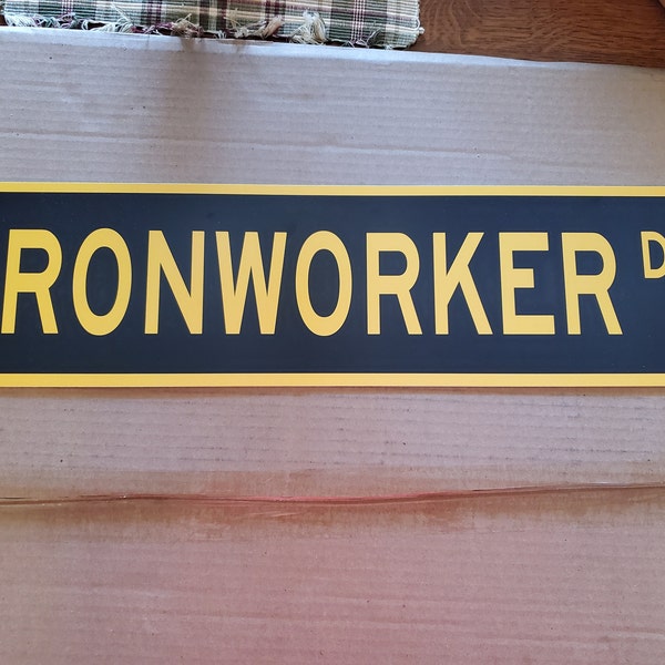 Ironworker, Ironworker Gift, Ironworker Sign, Metal Worker, Gift for ...