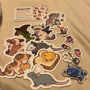 Mini Fairy Frog & Snake Sticker Set of 2 / Cute Ball Python Sticker ...