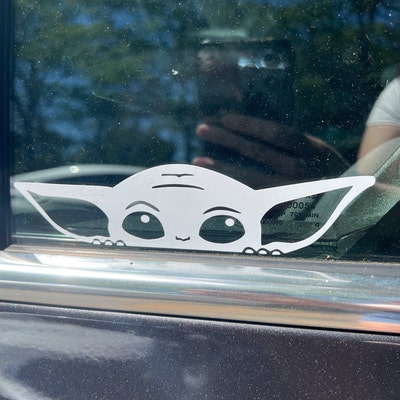 Grogu Vinyl Decal - Etsy