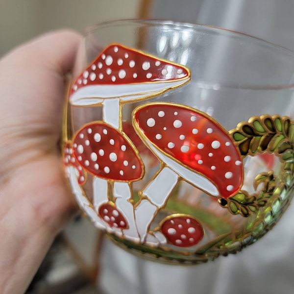 Handmade Toadstool Mug: Personalized Mushroom Tea Cup, Mycologist Gift ...