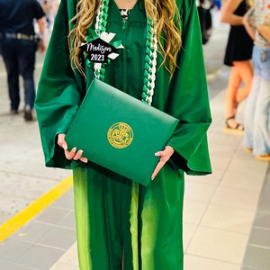 Single Ribbon Lei Acrylic Graduation Cap - Etsy