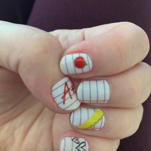 School Dayz Nail Wraps / Teacher Nails - Etsy