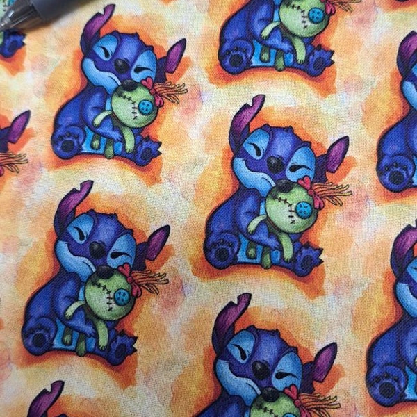 Stitch and Aladdin Fabric Lilo & Stitch Fabric Blue Koala Fabric ...
