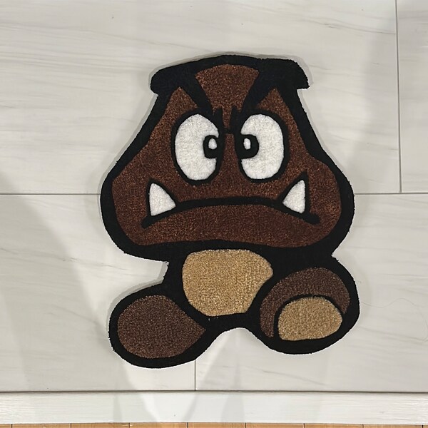 Tufted Mario Super Star Rug, Wall-hanging, PRE-ORDER Custom Carpet ...