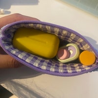 Mini Two tone snap purse card wallet pouch Cotton Corduroy cute gift ...