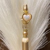 Ivory Beaded Gold Wedding Guest Book Pen, Sign in Table Pen, Fancy ...