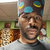 Ankara African Print Headdress Crown With Metallic Detail. Red & Gold ...