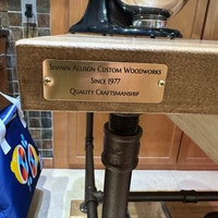 Engraved Brushed Copper Plate Picture Frame Art Label Name Tag - Etsy