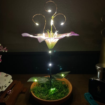 Sunflower Desk Lamp, Sunflower Paperweight, Sunflower Lighting, Floral ...