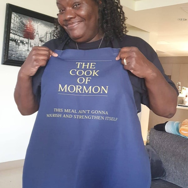 Cook of Mormon Apron - Fun LDS Gift - the Original in Cotton Canvas - Etsy