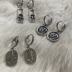 2 Silver Big Pin Charms Antique Silver Plated Safety Pin Pendant ...