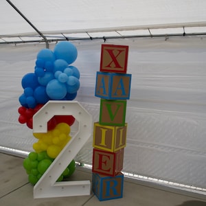 Birthday Event Bedroom Decor Blocks Imitiation Wooden Toy Block Toy ...