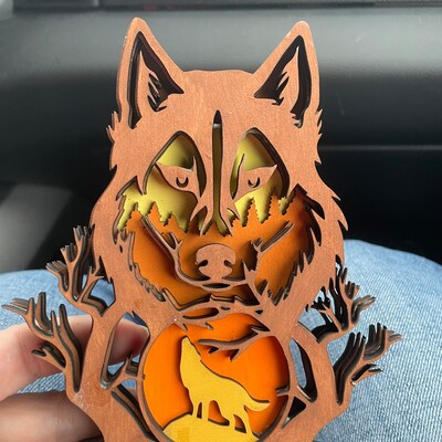 Laser Cut Files 8 Layer Art Piece for Glowforge Multi-layer - Etsy