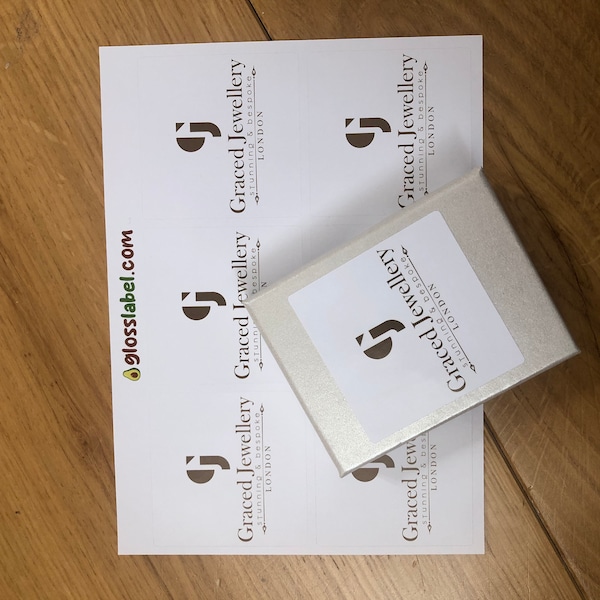High Gloss Custom Square Labels, Custom Logo Labels, Square Logo Labels ...