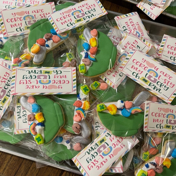 Instant Download You Are Cereal-sly My Lucky Charm Cookie Tag ...