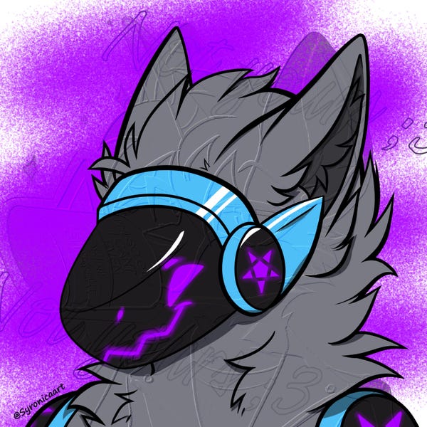 Fursona Coloring Page Pfp Icon Base Furry Digital Download DIY YCH #2 ...