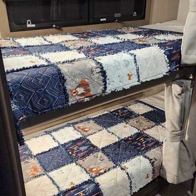 RV Camper Bunk Sheet Sets Loblolly Pine Tribal for Camper or Travel ...