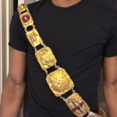 Transparent Tan Tone Armlet, Nickel Free Metal Arm Chain, Unisex Upper ...