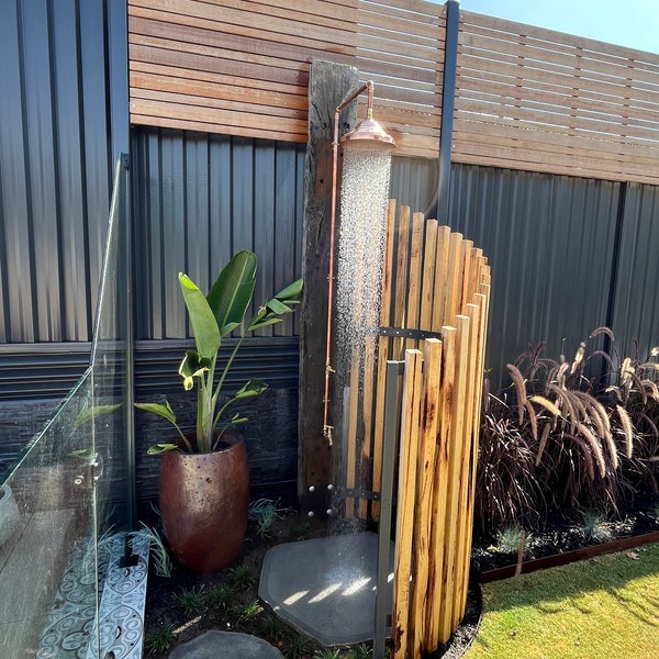 Unlacquered Copper Showerhead , Rain Shower Head , Showerhead , Copper ...