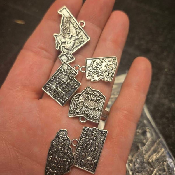 Snap Charms, Initials, Alphabet Snap Charms, Letters A to Z for Snap ...