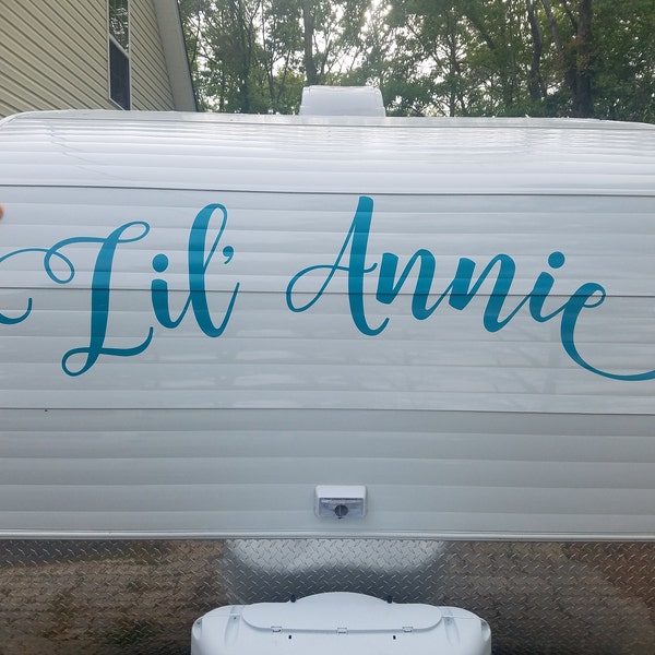 Custom RV Decals: Personalized Vinyl Camper Decor - Etsy