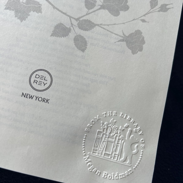 Personalized Book Embosser/from the Library of / Book Embosser/custom ...