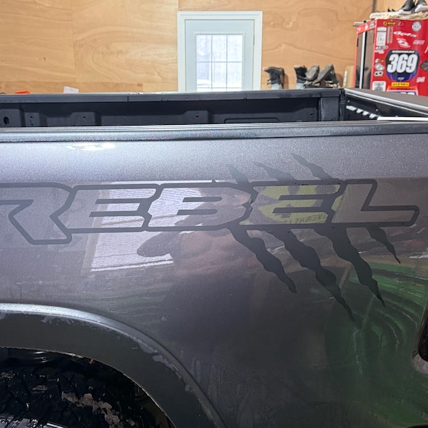 RAM TRX Bedside Decals - TRX Eating Raptor Easter Egg Logo (set of 2 ...