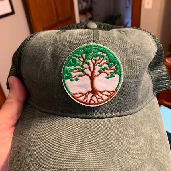 Tree of Life Iron-on Patch, Yggdrasil Mystical Tree Badge, Yoga Patch ...