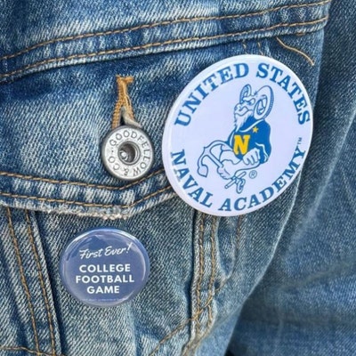 Floating Head Button, Face Pins, 2.25 or 3 Round Pin-back Buttons ...