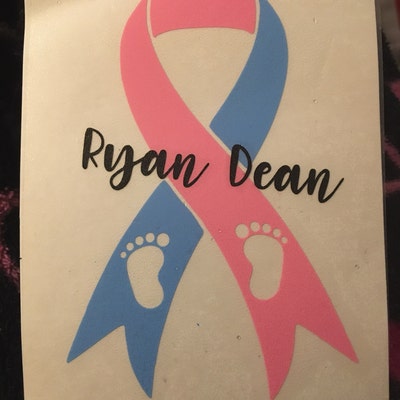 Pregnancy and Infant Loss Custom Sticker, Personalized Baby Loss ...