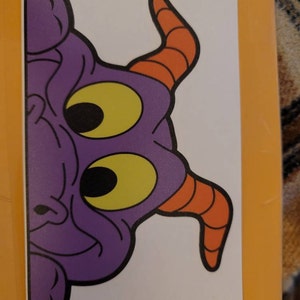 Figment Peeking Inspired Car Laptop Vinyl Decal - Etsy