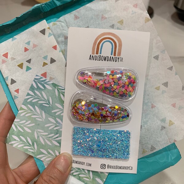 Mickey Mouse Hair Clips Sequin Mickey Clips Toddler Disney Hair Clips ...